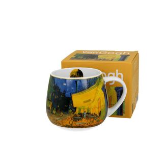Duo Barrel Becher inspiriert von V. van Gogh Terrace at Night - 0,43l