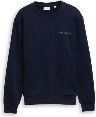 Tom Tailor Sweatshirt Strick & Sweatshirts Sweatshirt mit Rundhalsausschnitt