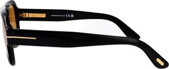 Tom Ford Eyewear FT1484 Pilot-Frame Sunglasses - Black