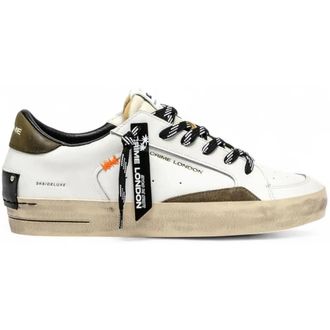 Crime London Baskets basses SK8 Deluxe Olive Ember