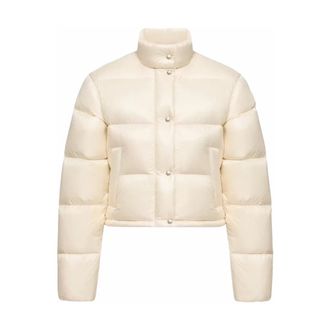 Moncler Doudoune Courte Tepice - Femme - Vestes - Beige - Taille: 40 FR