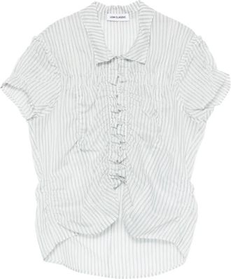 Low Classic LOW Classic, Femme, Blouses et Chemises, Multicolore, Taille: 38 FR Chemise &agrave; Volants Ray&eacute;e