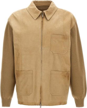 Golden Goose Homme, Vestes, Beige, Taille: XL Neil Knit Jacket