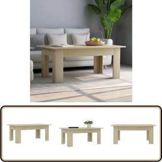 vidaXL Vidaxl - Couchtisch Sonoma-Eiche 100x60x42 cm Holzwerkstoff - Couchtisch - Wohnzimmereinrichtung - Esszimmertisch - Holzwerkstoff - Sonoma-Eiche