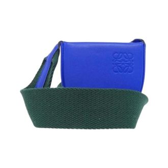 Loewe Pre-owned Leder Schultertasche - - Pre-owned - Damen - Blau - ONE SIZE