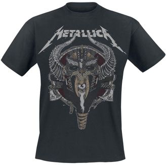 Metallica Herren Viking Slim Fit T-Shirt Schwarz, Schwarz, XX-Large