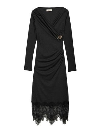 Blumarine Knielanges Kleid - Grau