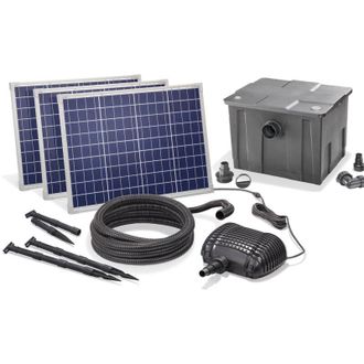 Esotec Esotec - Solar Teichfilter Set 150/5000 Solarpumpe Au&szlig;enfilter Gartenteich 101082