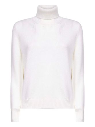 Blanca Vita pull côtelé à col roulé