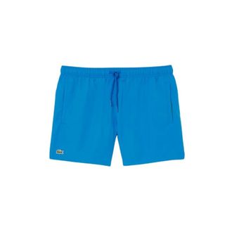 Lacoste Boxer-Badehose mit kleinem Logo - - Swimwear - Herren - Blau - S
