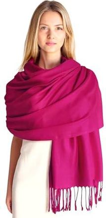 GFM &Eacute;charpe enroul&eacute;e style Pashmina - toutes les saisons - texture serg&eacute;e douce - B9, 42