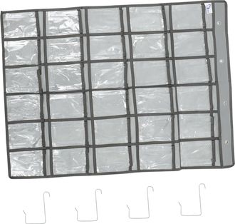 Angoily Multifunktionale Wand Aufbewahrungstasche mit Fächern aus Reißfestem Vliesstoff Hängende Organizer Tasche für Tür zur Aufbewahrung von Handy Schlüssel