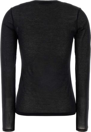 Our Legacy Black Stocking Jersey Exterior: Cotton Nylon Maglie Sweater