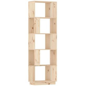 vidaXL Vidaxl - B&uuml;cherregal/Raumteiler 51x25x163,5 cm Massivholz Kiefer
