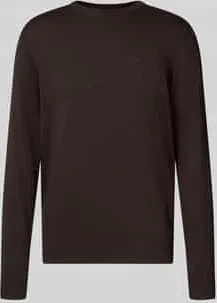 Bugatti Relaxed Fit Strickpullover aus reiner Baumwolle