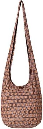 Panasiam Shoulder bag Asanoha Design in grey, L