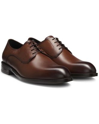 HUGO BOSS Schn&uuml;rer in Derby-Form mit Signature-Details in