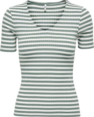 Jacqueline de Yong FRANSISKA S/S Stripe TOP JRS NOOS