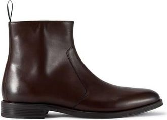 Paul Smith Boots zipp&eacute;es unies en cuir