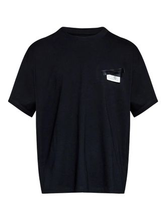 Maison Margiela MM6 Maison Margiela T-shirt avec patch num&eacute;ro