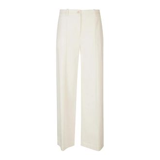 Eleventy Kaschmir Schlaghose - - Trousers - Damen - Wei&szlig; - M