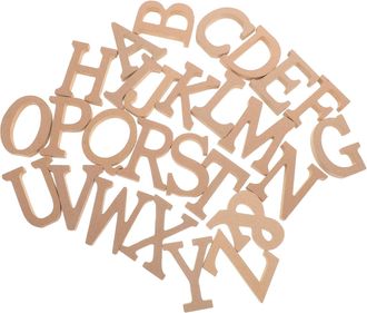 Valiclud Weiße Holzbuchstaben Für Dekoration Magnetische Buchstaben Aus Holz Holzbuchstaben-Kunst Für Kinderzimmer Holzalphabet DIY-malerei Von Holzbuchstaben 