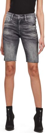 G-Star RAW Damen Shorts 4311 Noxer High Slim, Vintage Basalt A634-B168, 25W