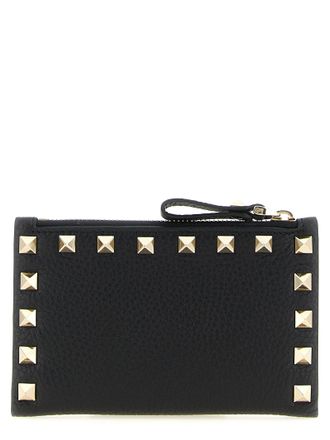 Valentino Garavani Rockstud Card Case - Black