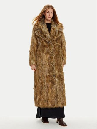 Guess Pelzmantel Stephanie 4BGL36 7209A Braun Regular Fit