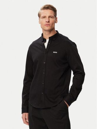 HUGO BOSS Hemd ST Motion 50555946 Schwarz Regular Fit