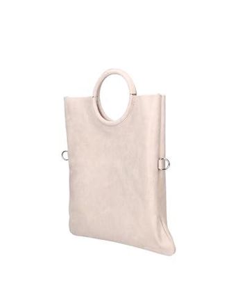 Gave Lux Sac à main pour femme en cuir véritable Made in Italy 29x30x1 cm GLX228105223FBG, beige, Taille unique