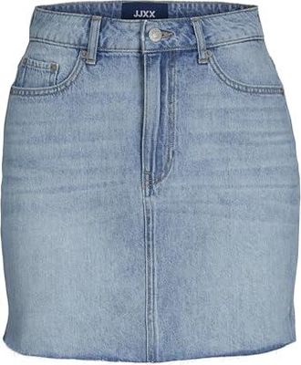Jack & Jones Jack & Jones JXAURA RH Skirt RA SN, Jupe aux Femmes, Light Blue Denim/Detail:RA003, XS