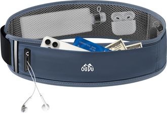 Generic Schlanke G&uuml;rteltasche, Bauchtasche, Lauftasche, H&uuml;fttasche f&uuml;r Workout, Joggen, Handyhalterung, G&uuml;rtel, Laufausr&uuml;stung, Grau, Waist: 80-110cm, Mit Was