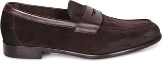Doucal's Homme, Chaussures, Brun, Taille: 44 1/2 EU Mocassin en daim