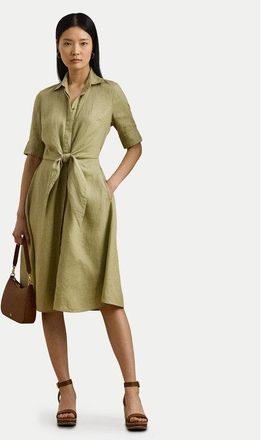 Lauren Ralph Lauren Hemdkleid 200905667015 Grün Regular Fit