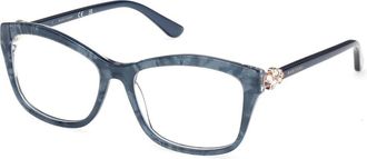 Guess Gm50050 Monture Optique - Femme - Accessoires - Bleu - Taille: 54 MM