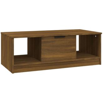 vidaXL Couchtisch Braun Eichen-Optik 102x50x36 cm Holzwerkstoff vidaXL