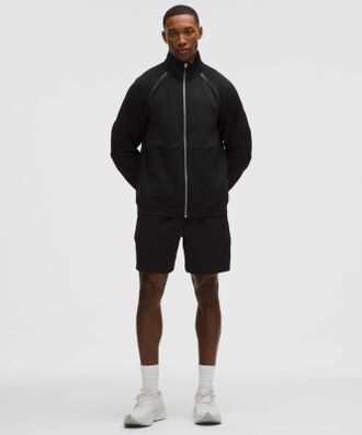 lululemon Short Pace Breaker sans doublure r&eacute;fl&eacute;chissante pour Hommes - 18 cm - Noir - Taille 2XL
