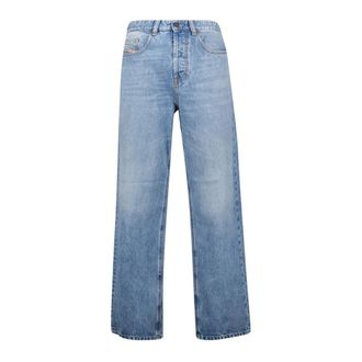 Diesel Homme, Jeans, Bleu, Taille: W30 L30 2001 D-Macro Light Blue Jeans droits
