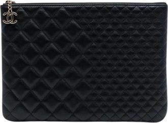 Chanel Pre-owned Cuir sacs-chanel - Femme - Pre-owned - Noir - Taille: ONE Size