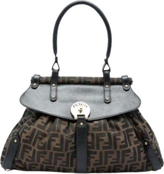 Fendi Sac &agrave; main Magic Pre-owned - Femme - Pre-owned - Brun - Taille: ONE Size