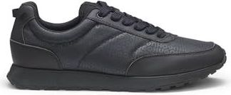 HUGO BOSS Hugo Icelin_Runn_cdcvlg 10275490 01 Baskets pour Homme, Noir, 45 EU