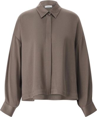 PESERICO Femme, Blouses et Chemises, Vert, Taille: 38 FR Blouse Ample