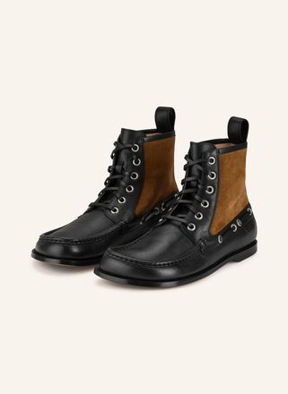 Loewe Schn&uuml;rboots Campo schwarz
