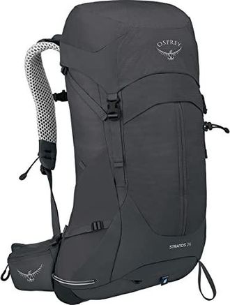Osprey Stratos 26 Sac à dos de randonnée pour homme, Tunnel Vision Grey, taille unique