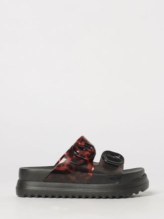 Melissa Cozy Slide AD Plateau-Sandalen aus PVC mit Schildpattmuster