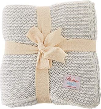 Homemania Plaid und Decken by Homemania bb15006 Einband, 100% Baumwolle, hellblau, Einzelbett, 90 x 90 x 0.1 cm