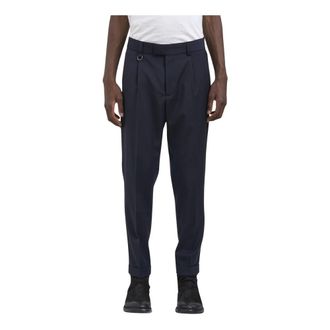 Paolo Pecora Pantalone Misto Lana - - Trousers - Herren - Blau - M