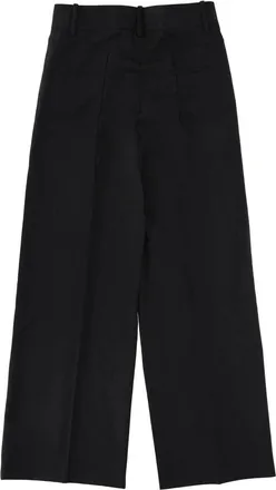 Theory Wool-Blend Tailored Trouser - Black