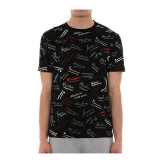 Moschino Underbear Logo Allover Baumwolle Schwarz - - Tops - Herren - Schwarzk - L
